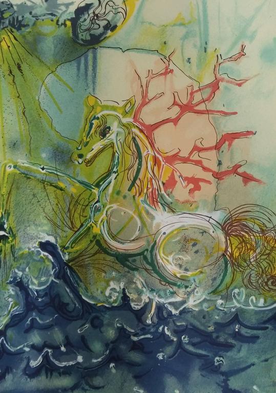 Salvador Dalí­ - "LES CHEVAUX DE DALI" or "DALINEAN HORSES" at 1stDibs ...