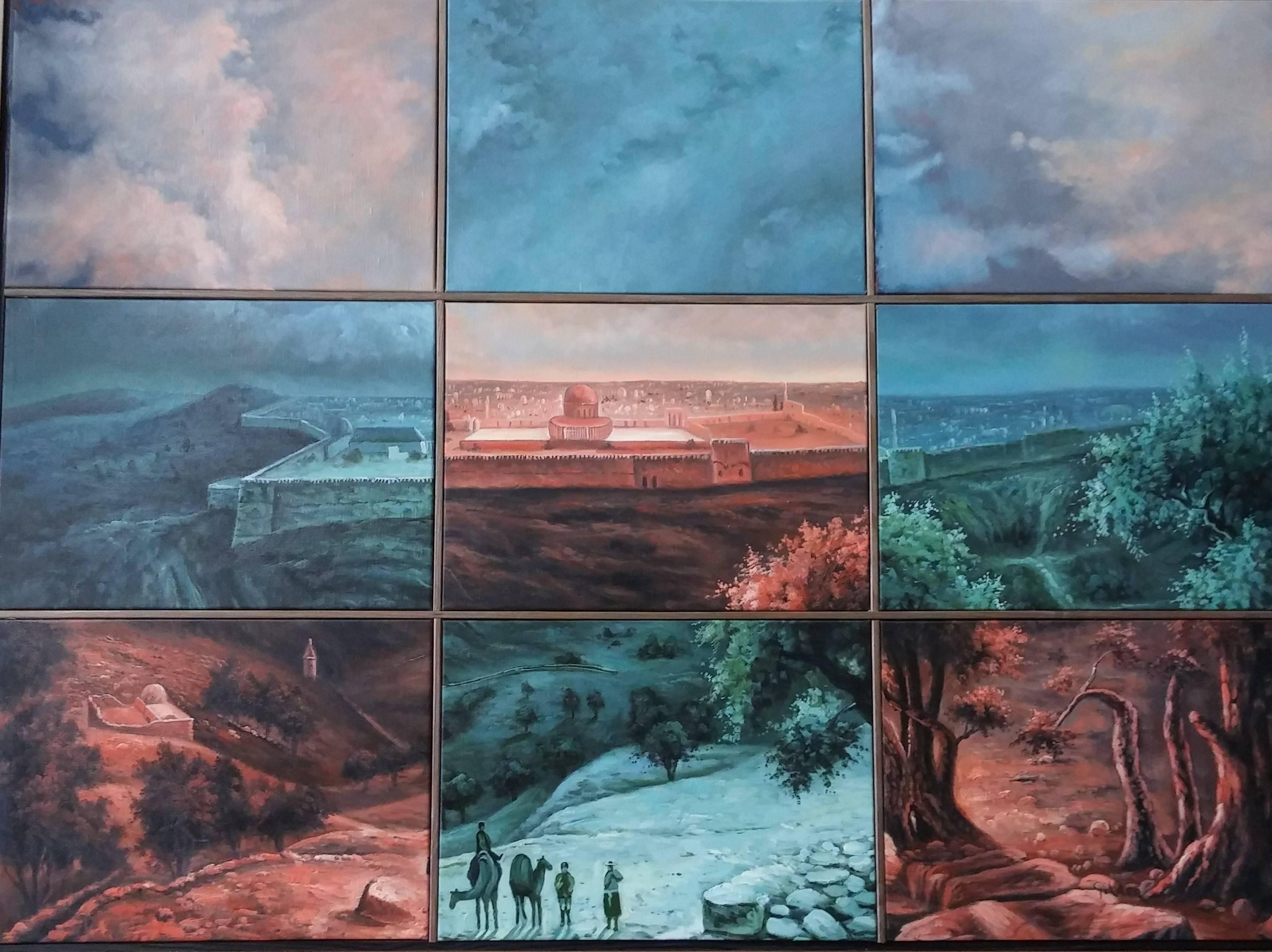 Louis-Auguste Lemonnier - "Soir a Charenton" Oil on Canvas 20 x 24 For ...