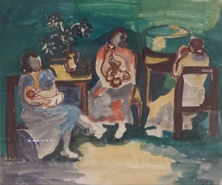 Aharon Giladi - Nurses and Infants at 1stDibs