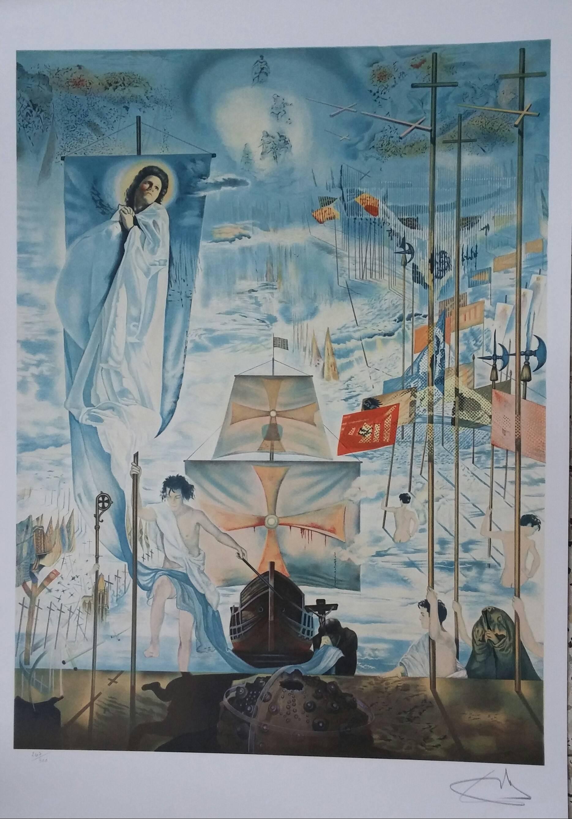 Salvador Dalí­ - "The Discovery of America by Christopher Columbus" For ...