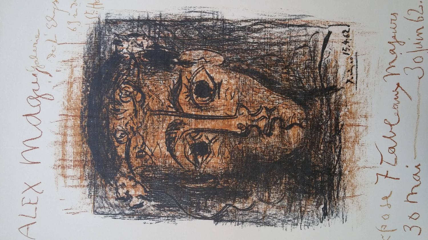 Pablo Picasso - Affiche Pour Alex Maguy For Sale at 1stdibs