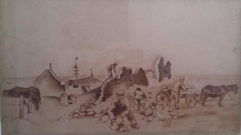 Issachar Ryback - Jews in the Kolkhoz, circa 1925 For Sale at 1stDibs