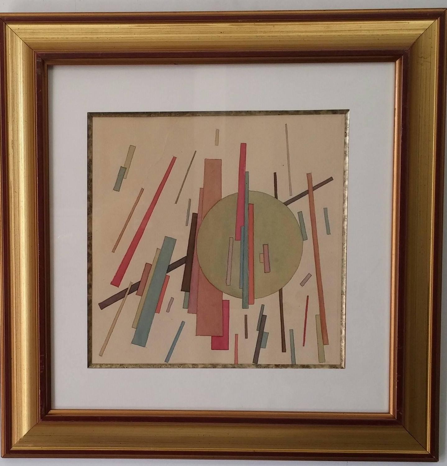 Nina Kogan - Suprematist Composition, circa 1920 For Sale at 1stdibs