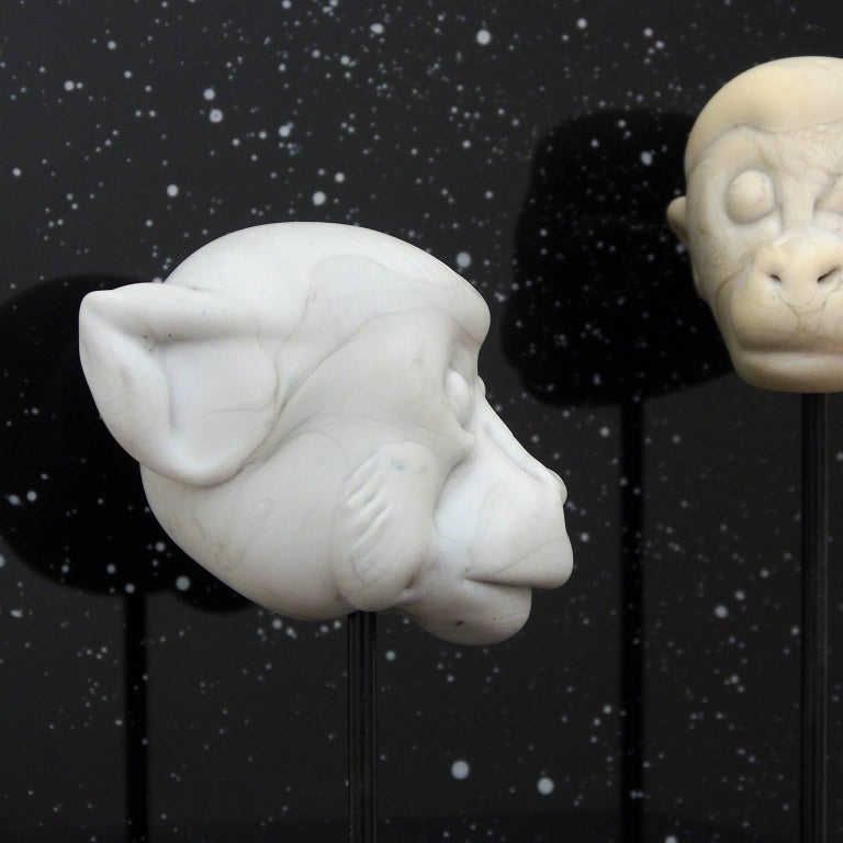 Marshall Hyde - Able and Miss Baker, Space Monkey series, Sculpture For ...