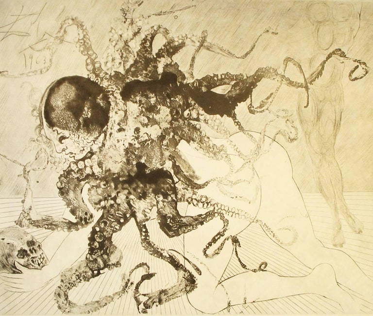 Salvador Dalí­ - Medusa at 1stDibs | medusa dali