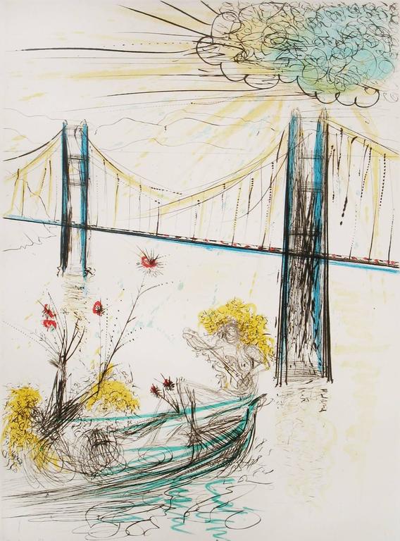 Salvador Dalí­ - Golden Gate Bridge at 1stDibs