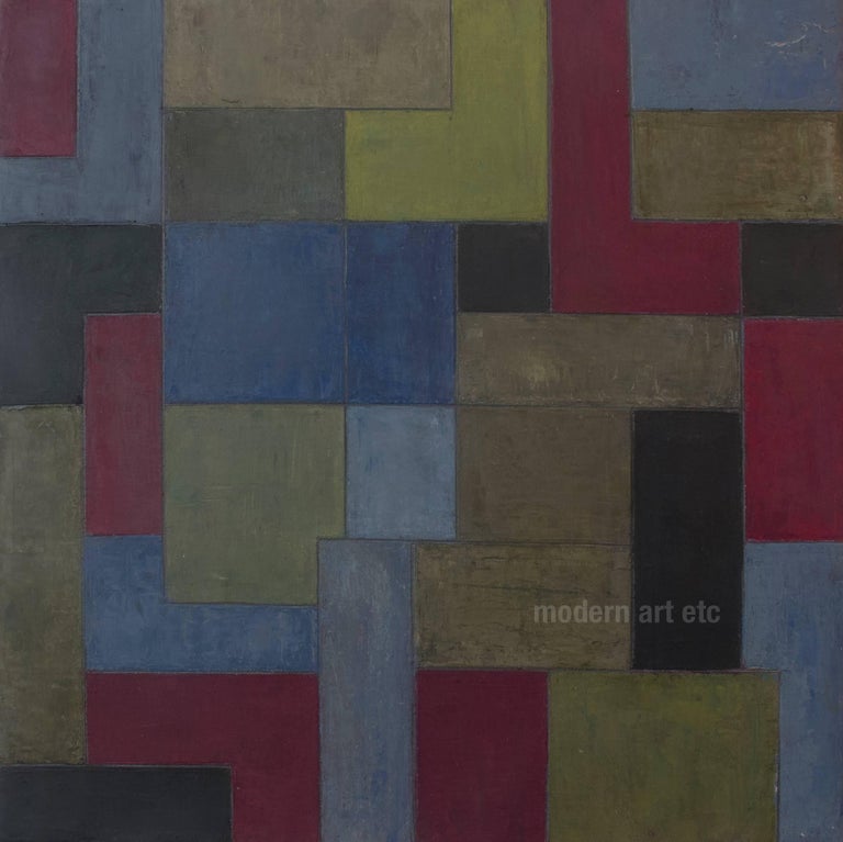 Stephen Cimini - abstract oil painting - Math to Beauty - architectural ...