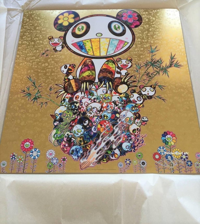 Takashi Murakami - Murakami offset print - Blue Sky Panda Family ...
