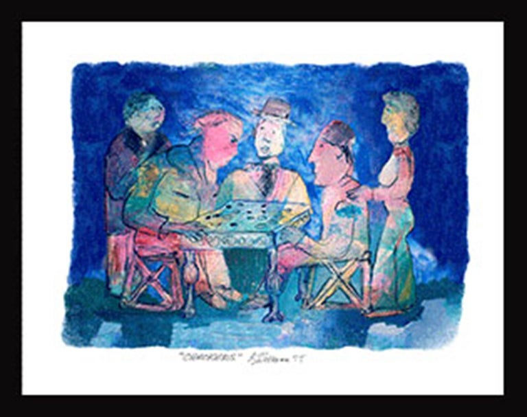 George Kleiman - Checkers (Framed) For Sale at 1stDibs