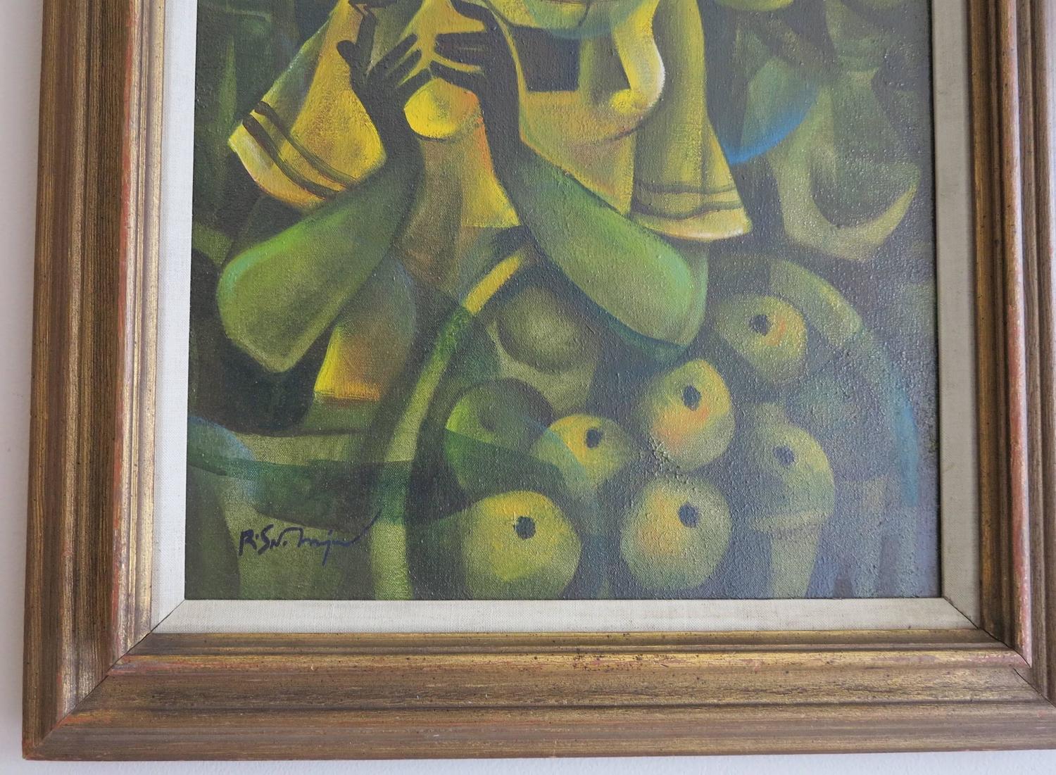 Roger San Miguel - Girl with Bird For Sale at 1stdibs
