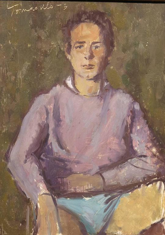 Vito Tomasello - Portrait of Young Man at 1stDibs | vito tomasello artist