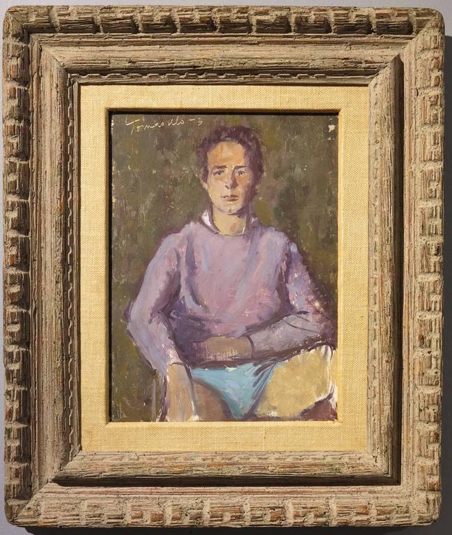 Vito Tomasello - Portrait of Young Man at 1stDibs | vito tomasello artist