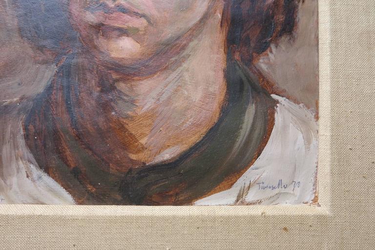 Vito Tomasello - Portrait of a Young Man For Sale at 1stDibs