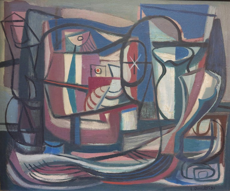 Louis Donato - Cubist Still Life at 1stDibs