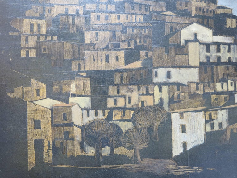 Carl TImner - City and Trees (Mid-century Italian landscape painting ...