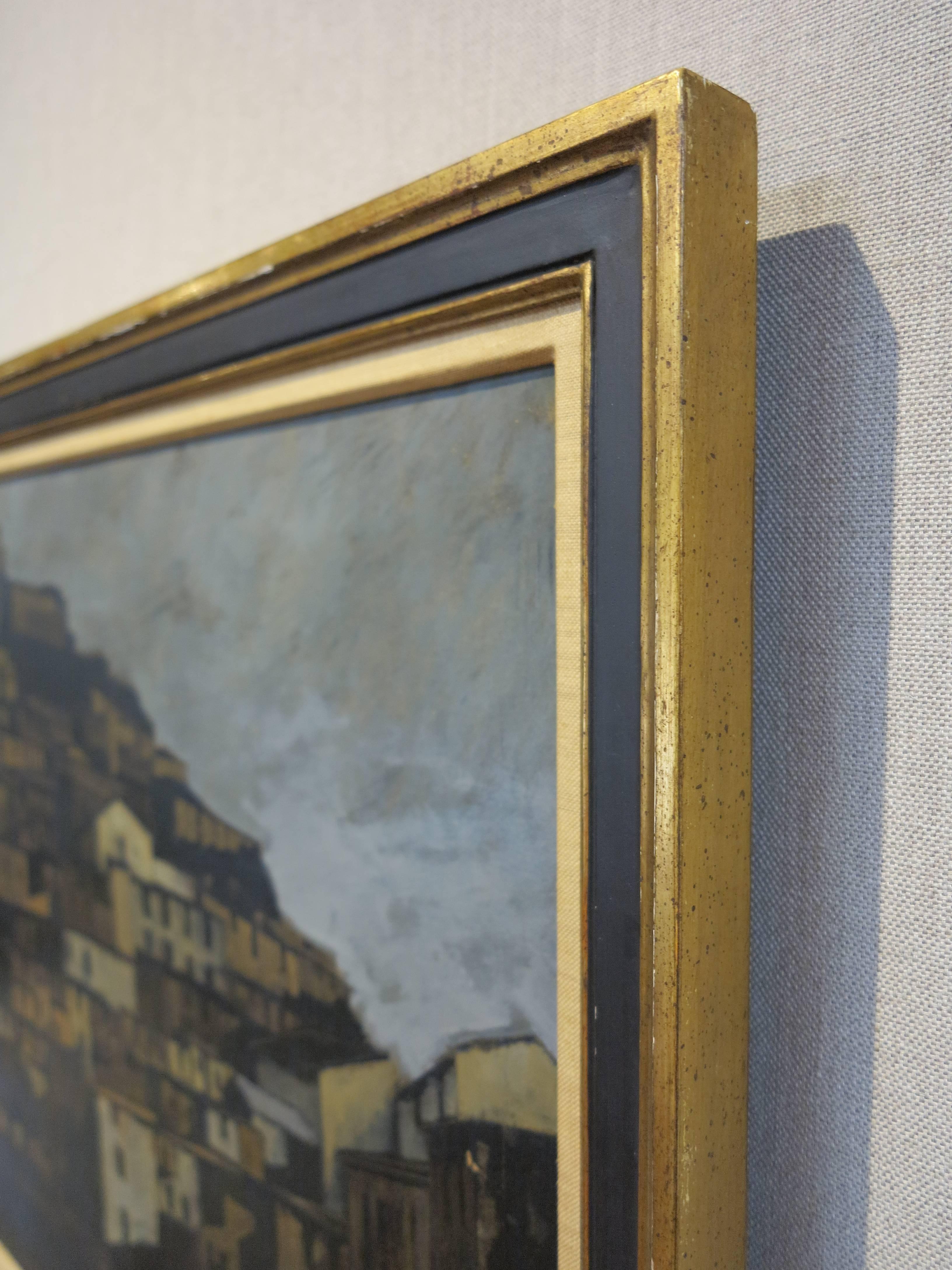 Carl TImner - City and Trees (Mid-century Italian landscape painting ...