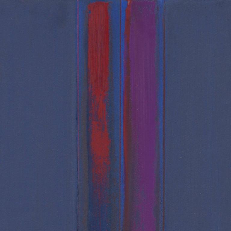Martin Canin - Untitled - Blue, Red, and Purple Color Field Oil ...