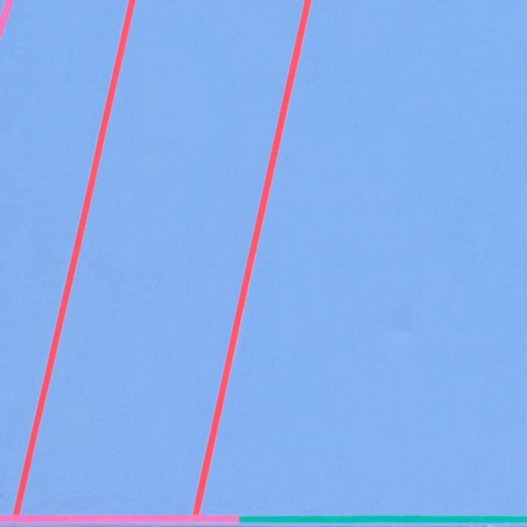 Martin Canin - First Triangle - Triangular Historic Color Field Blue ...