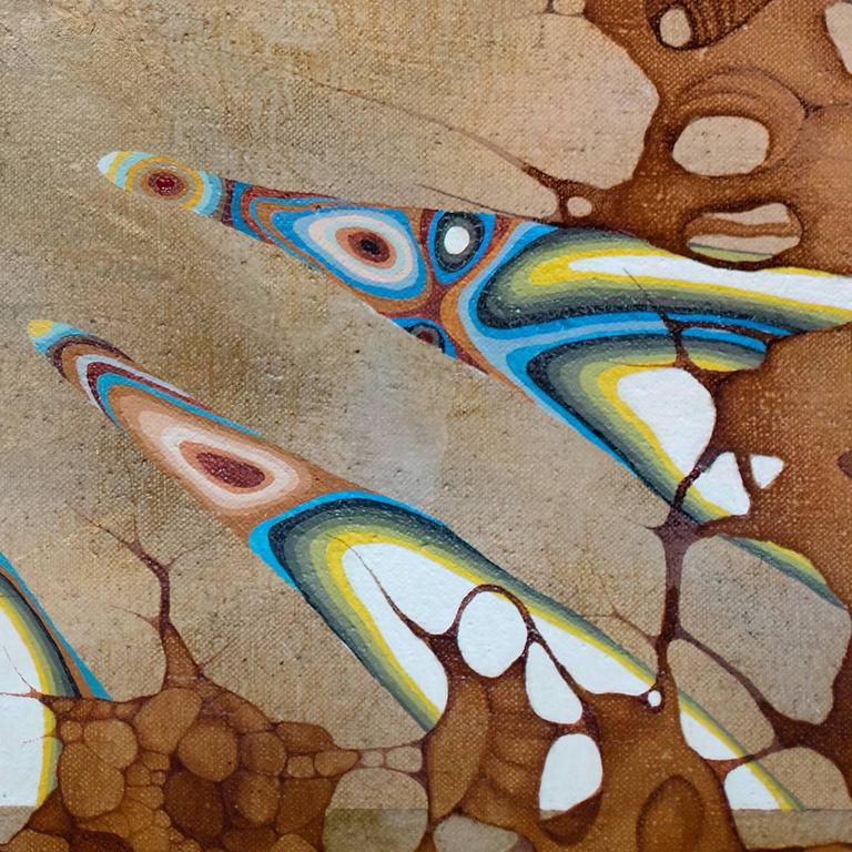 Gian Berto Vanni - Counterpoint - Large Abstract Oil Painting For Sale ...