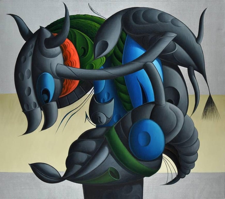 Valton Tyler - The Rat Race Sitting On A Pole For Sale at 1stDibs