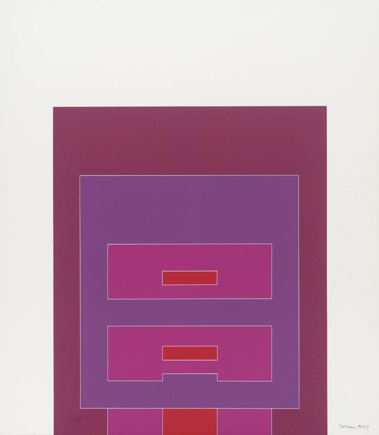 Robyn Denny - Waddington Suite (red/pink/purple) For Sale at 1stDibs