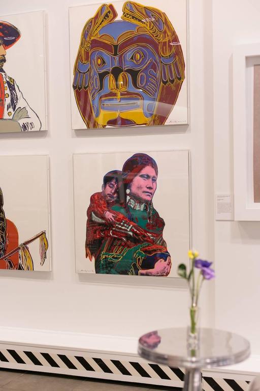 Andy Warhol - Northwest Coast Mask 380 by Andy Warhol For Sale at 1stDibs