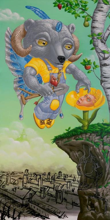 Pieter Borst - "The Caretaker", Dutch contemporary, pop surrealism, by ...