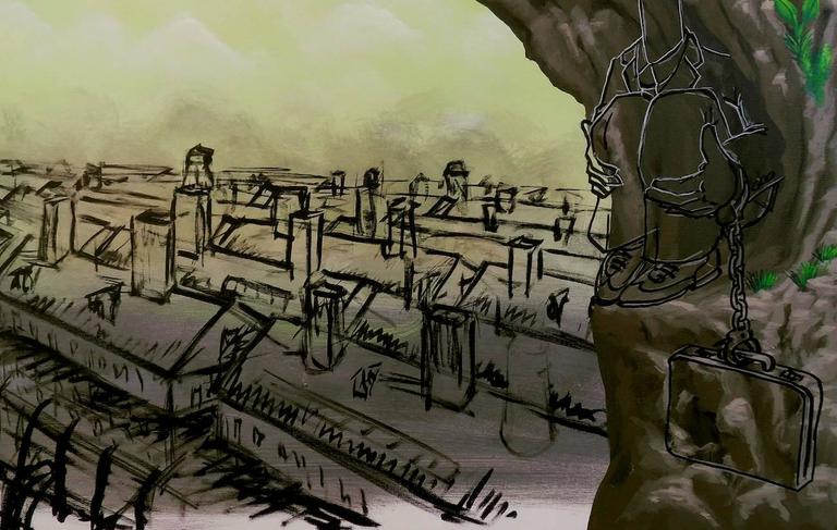 Pieter Borst - "The Caretaker", Dutch contemporary, pop surrealism, by ...