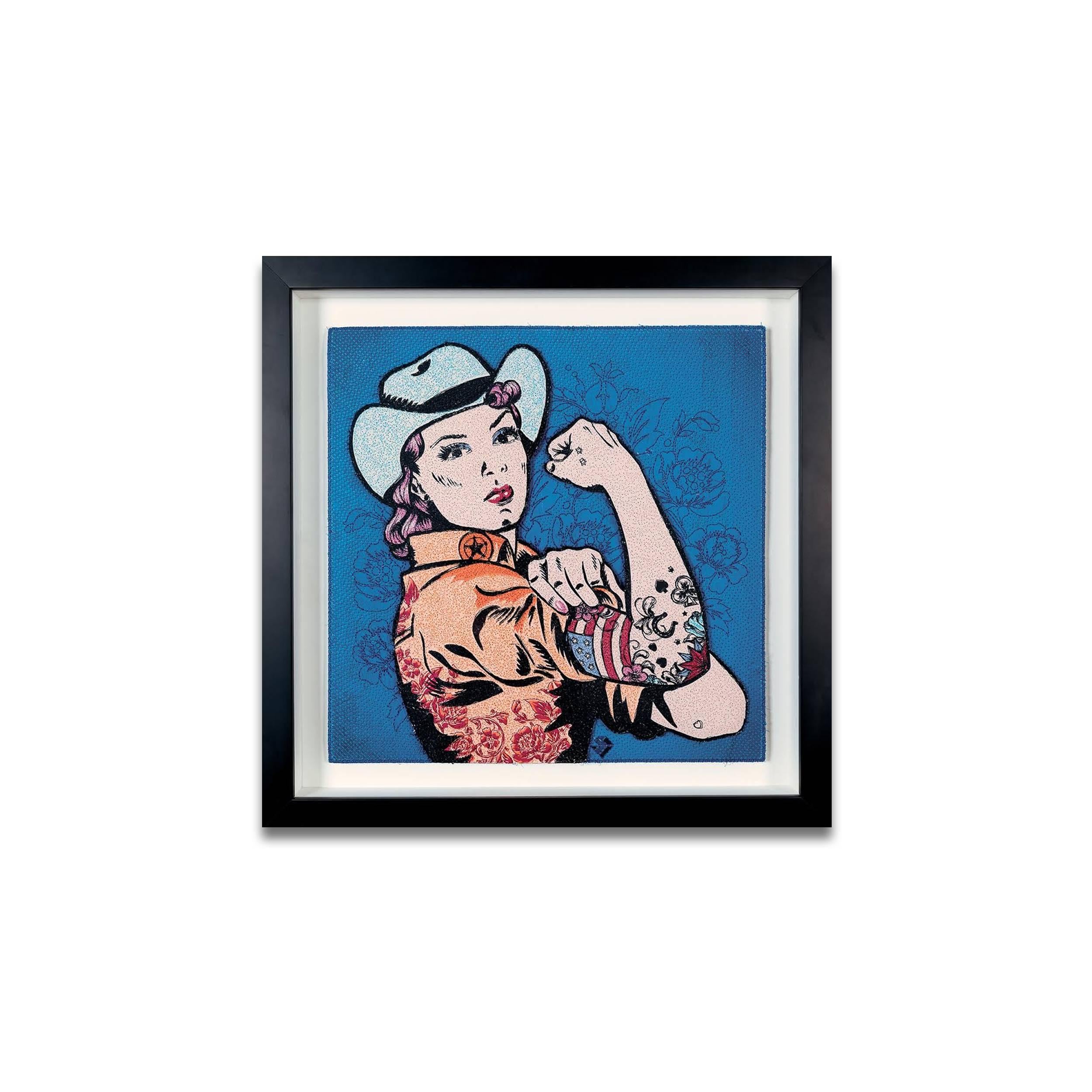 Stephen Wilson - Americana Series, Rise Up - Blue Edition at 1stDibs