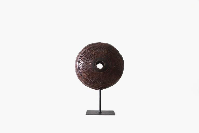Unknown - Cart Wheel on Stand at 1stDibs