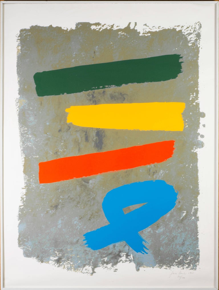 Jack Bush - Three and Blue Loop, 1971 at 1stDibs