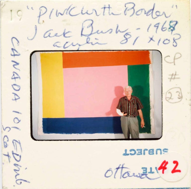 Jack Bush - Three and Blue Loop, 1971 at 1stDibs