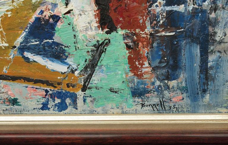 Charles Ragland Bunnell - New York Harbor (Abstract Expressionist ...