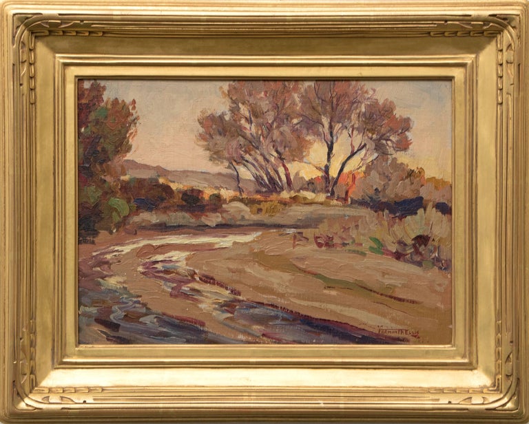 Fremont Ellis - Rio, Pecos, New Mexico, Impressionist Landscape Oil ...