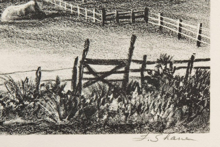 Frederick Shane - Farm in the Rockies (Colorado), Lithograph, Colorado ...