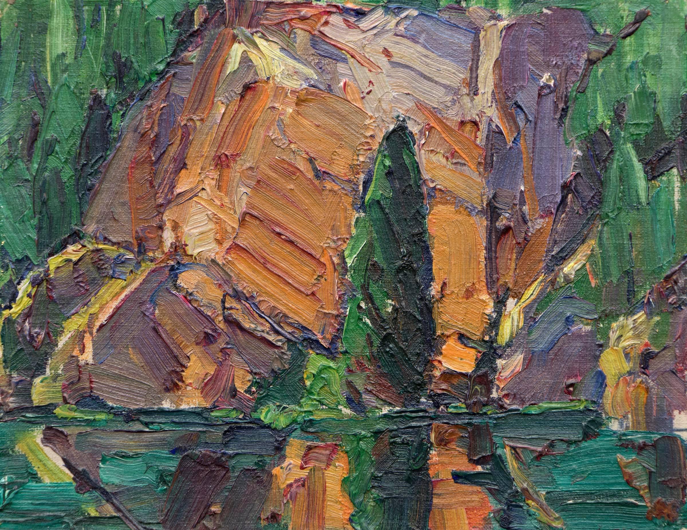 Nellie Augusta Knopf - Untitled (Edge of Lake St. Mary, Glacier ...