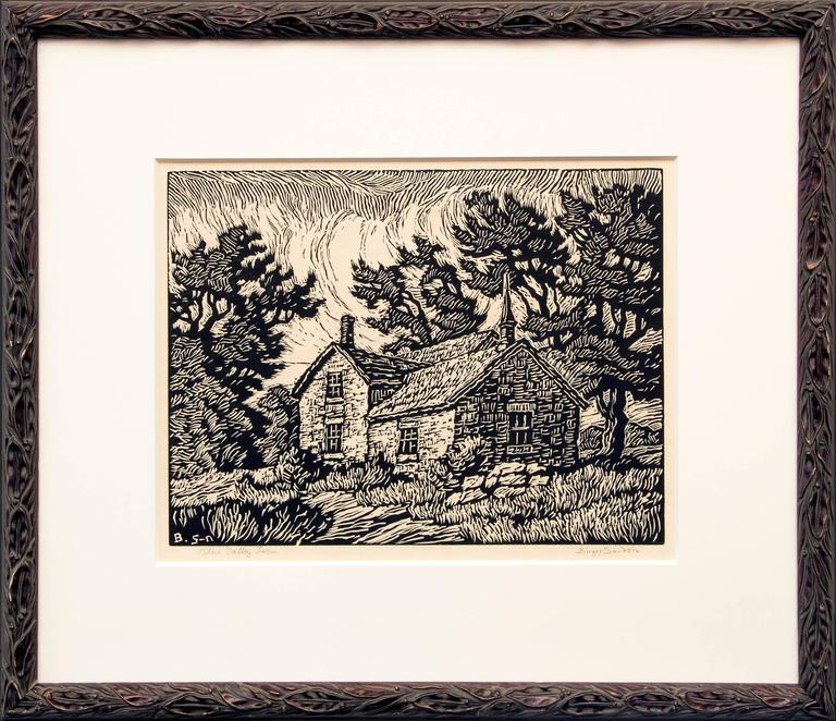 Birger Sandzen - Blue Valley Farm (Kansas) at 1stDibs | birger sandzen ...