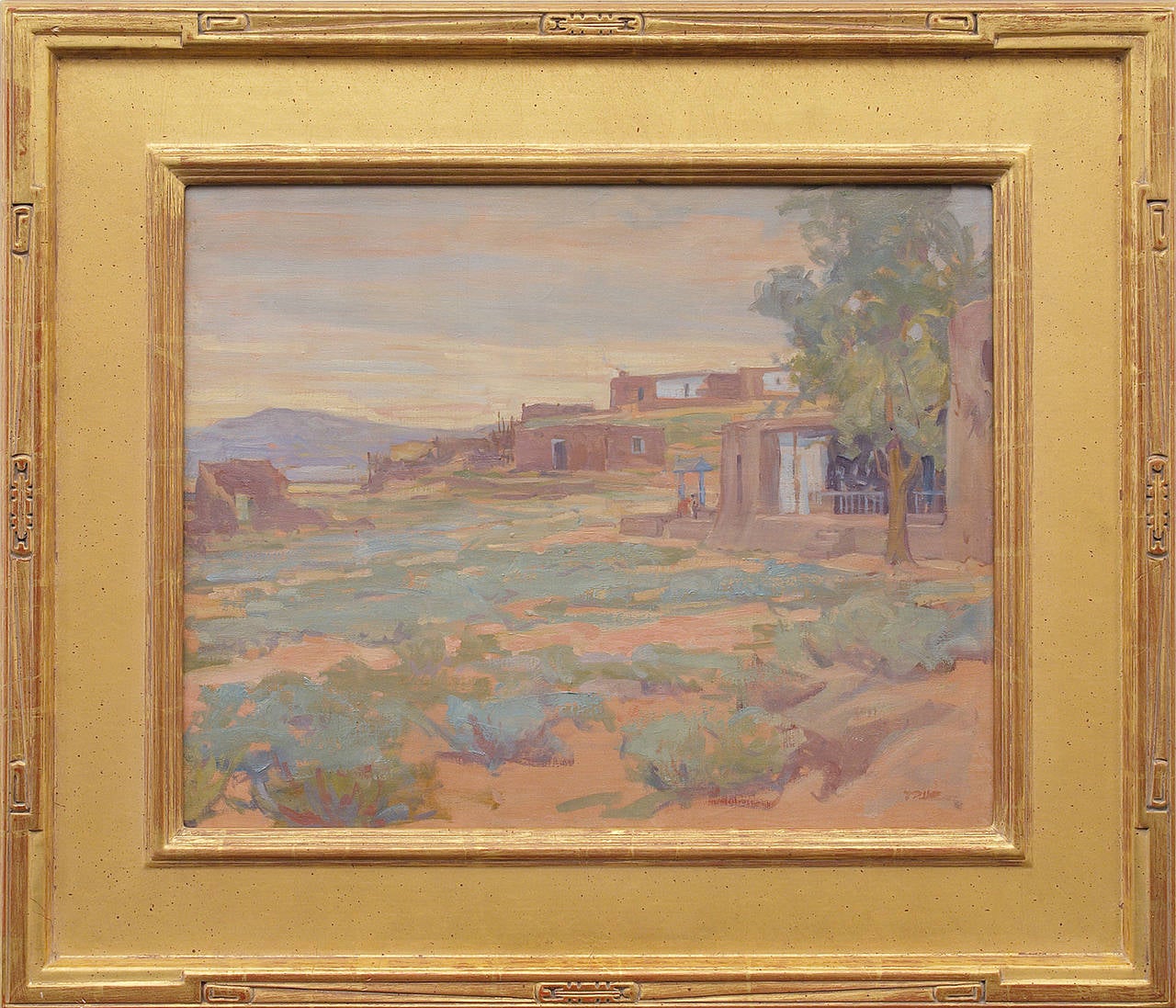 Allen Tupper True - Untitled (Adobes) For Sale at 1stdibs