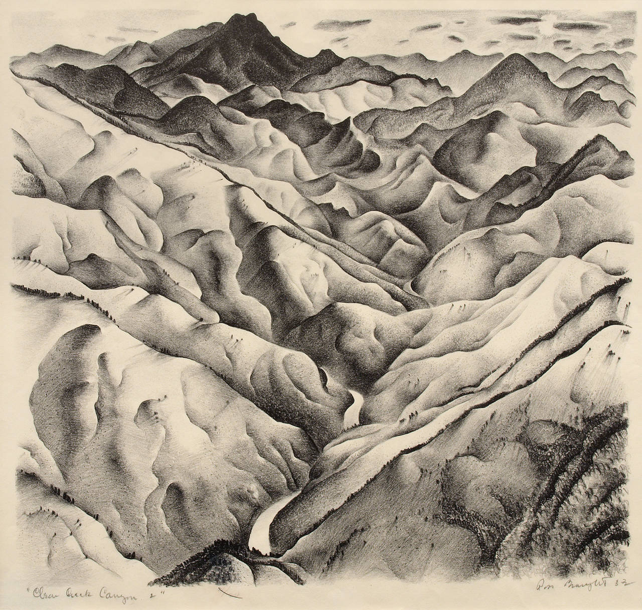 Ross Braught - Clear Creek Canyon (Colorado) at 1stDibs