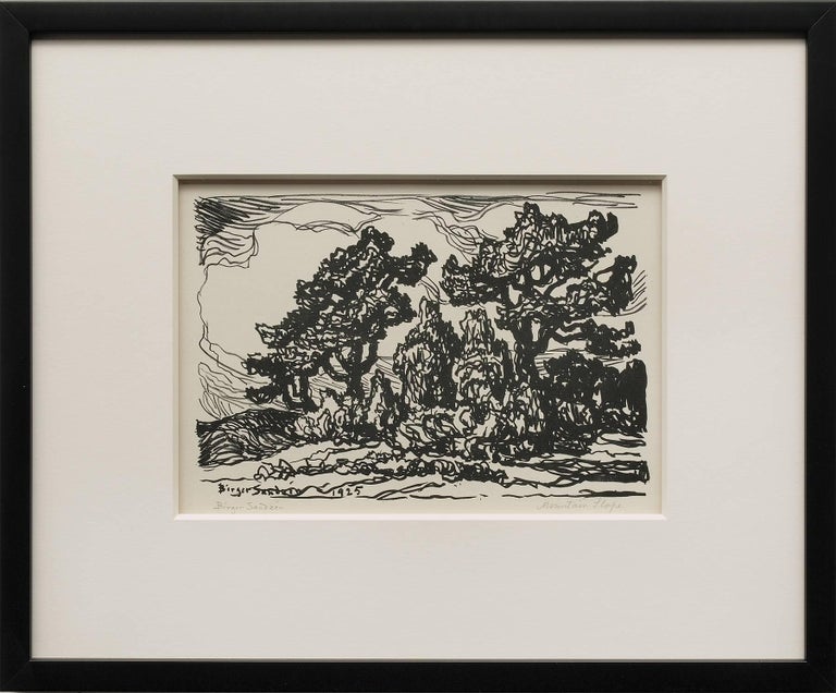 Sven Birger Sandzen - Mountain Slope (Colorado) at 1stDibs