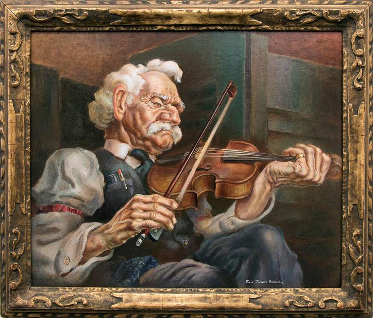 Eric Bransby - The Old Fiddler (Old Chris) at 1stDibs