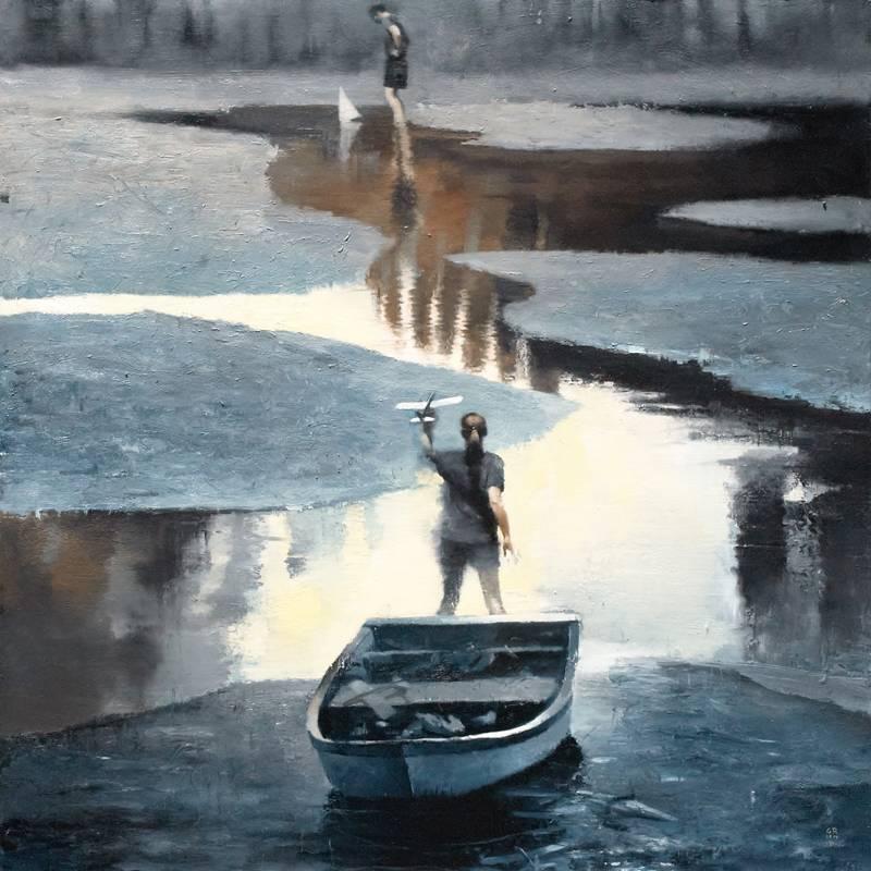 Gary Ruddell Figurative Paintings - 8 For Sale at 1stDibs