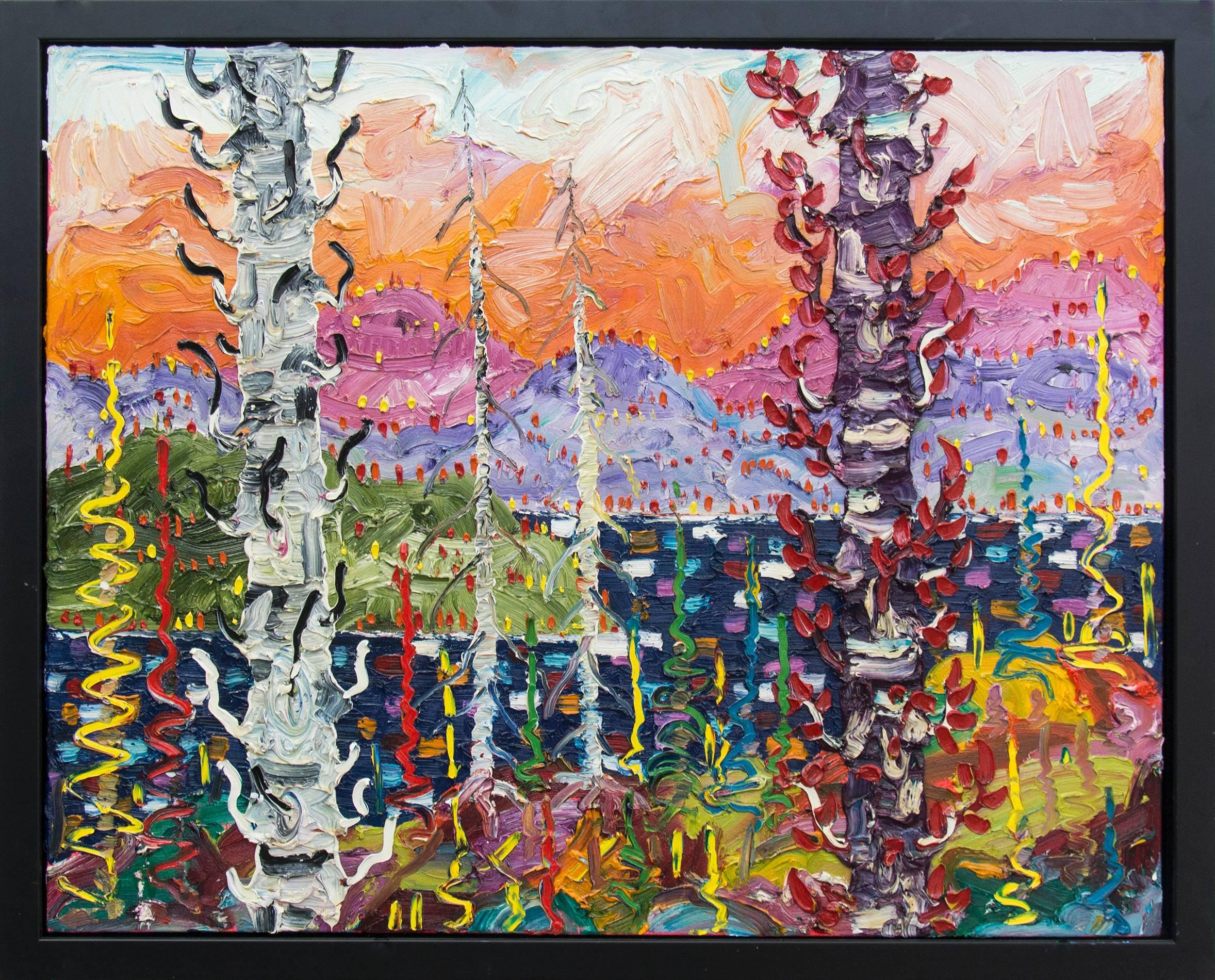 Alex Cameron - Magenta, Purple and Green at 1stDibs