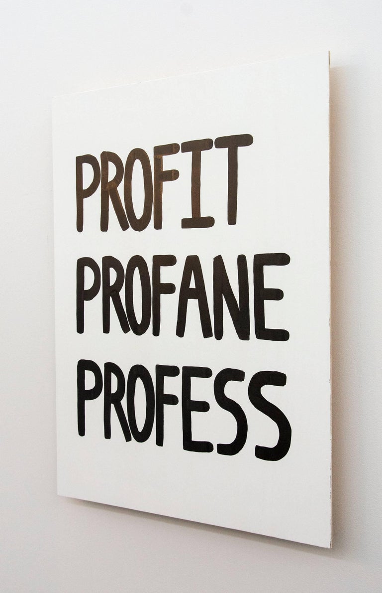 Aron Hill - Profit, Profane, Profess For Sale at 1stDibs