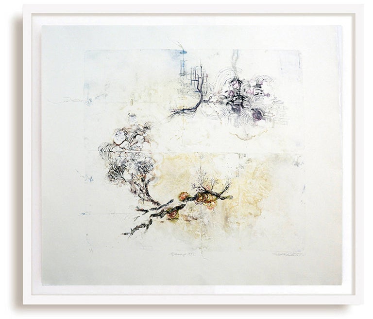 Susan Collett - Lineage XII - delicate, copper, oil ink, sketch ...