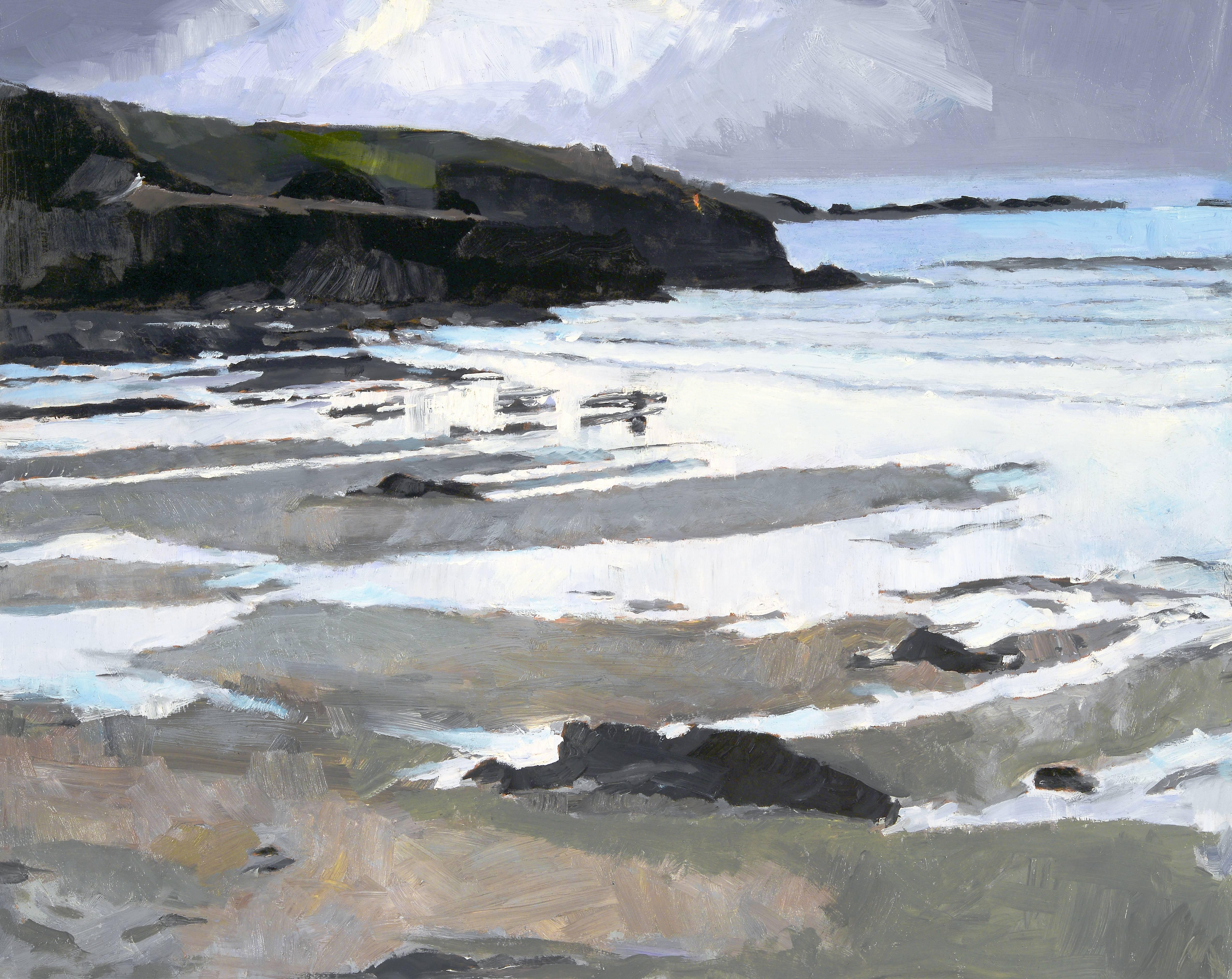 Simon Andrew - Beach at St. Ives at 1stDibs