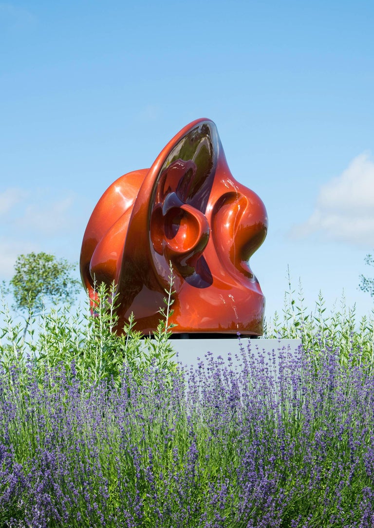 Tim Forbes - Eclipse - bronze brillant, tourbillonnant, abstrait ...