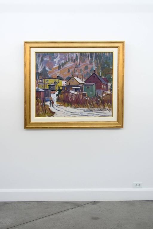 Peter Clapham Sheppard - Winter Town at 1stDibs