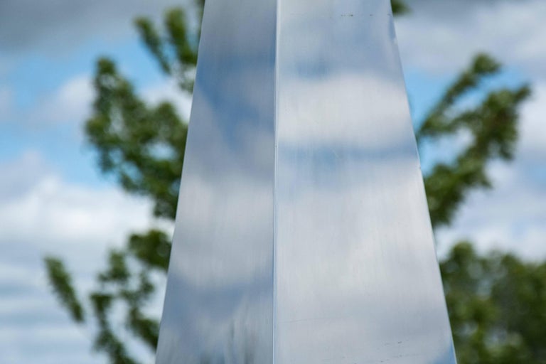 Wojtek Biczysko - Pyramid of Reflection - tall, outdoor, triangular ...