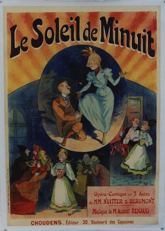 Rene Pean - Le Soleil de Minuite. For Sale at 1stDibs